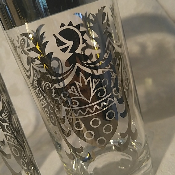 Dining | Most Beautiful Silver Barware Glasses Vintage 3 | Poshmark